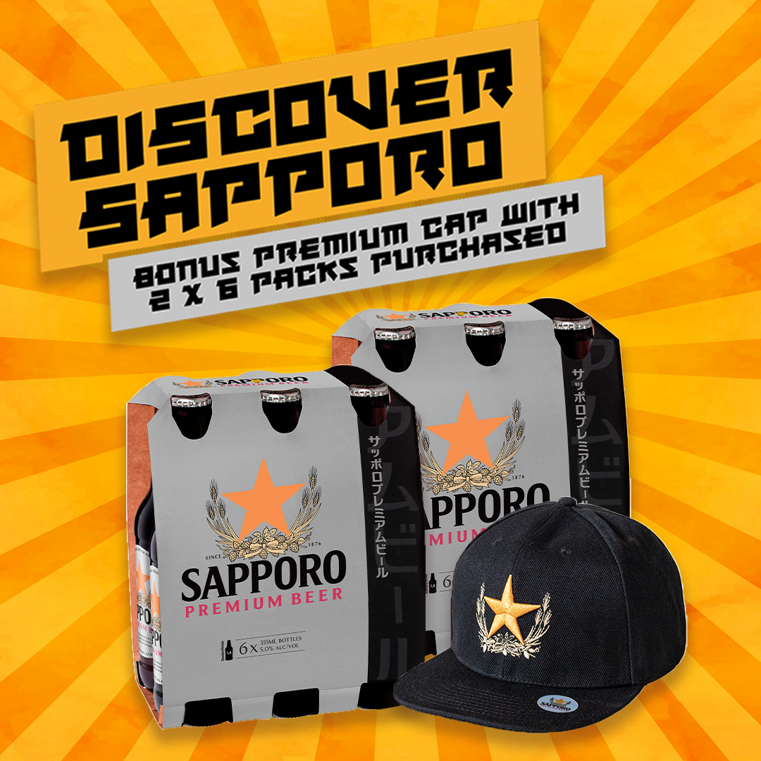 Sapporo Caps - Local Liquor
