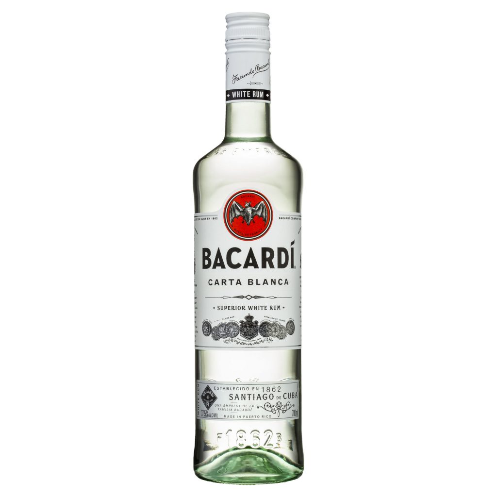 BACARDI Carta Blanca Rum 700mL - Local Liquor